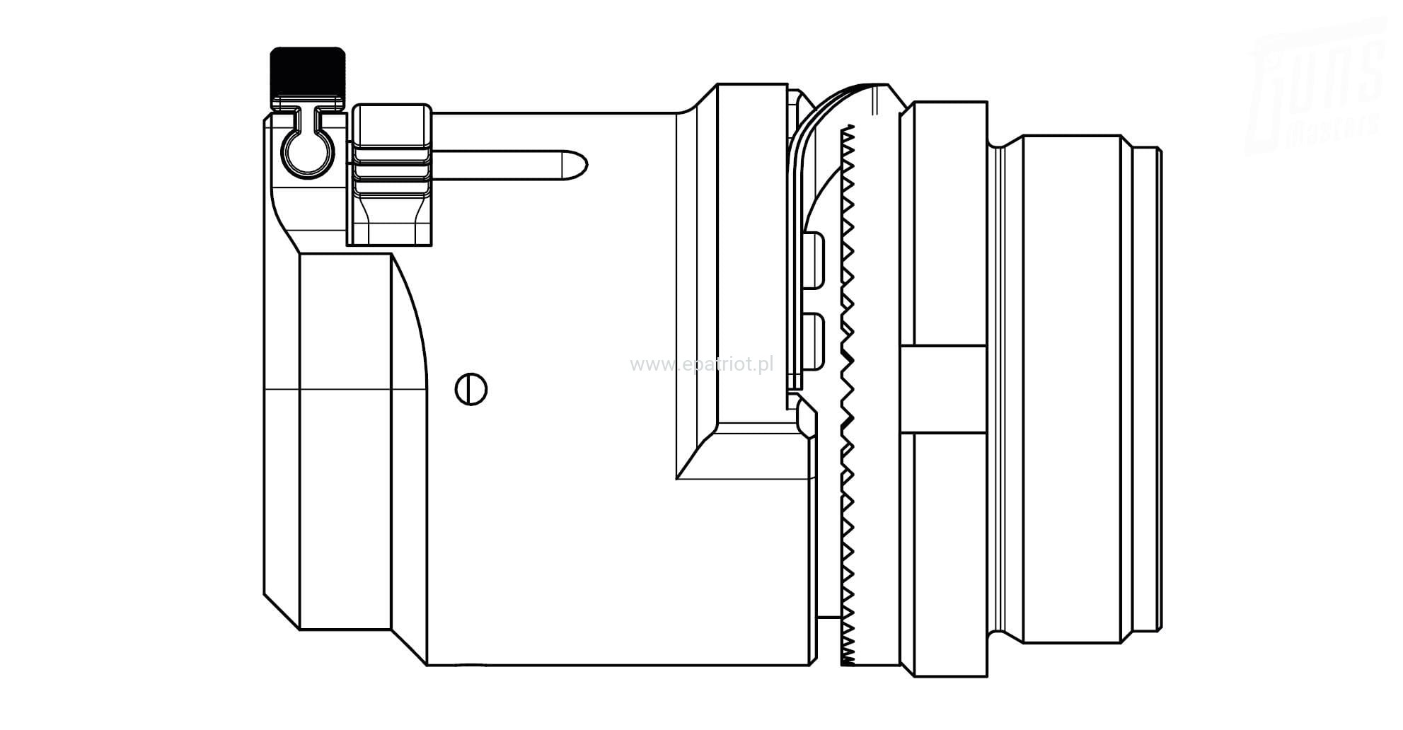 B&T Adapter HUB QDN typ NATO FH (STAL)